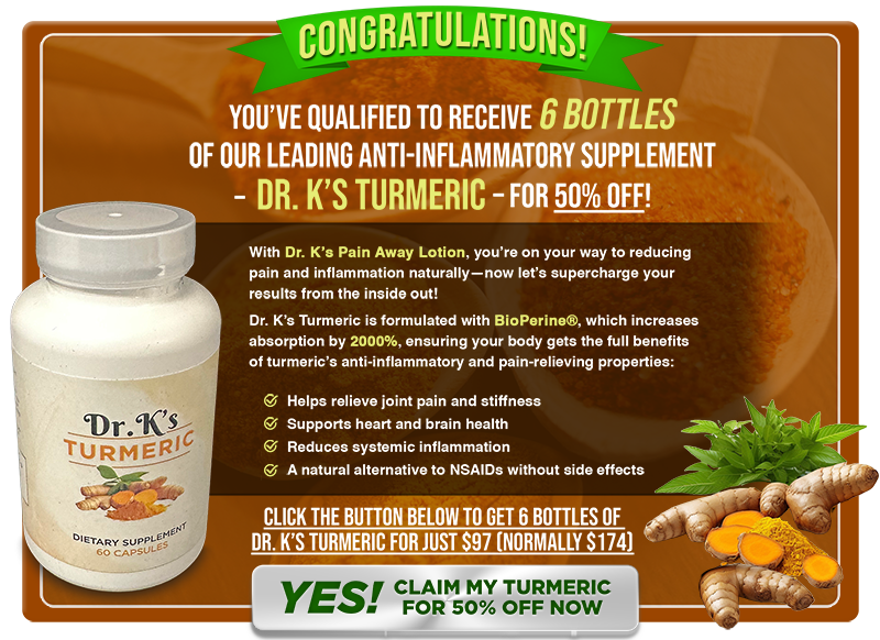 Dr. K's Pain Away Lotion - Thank You